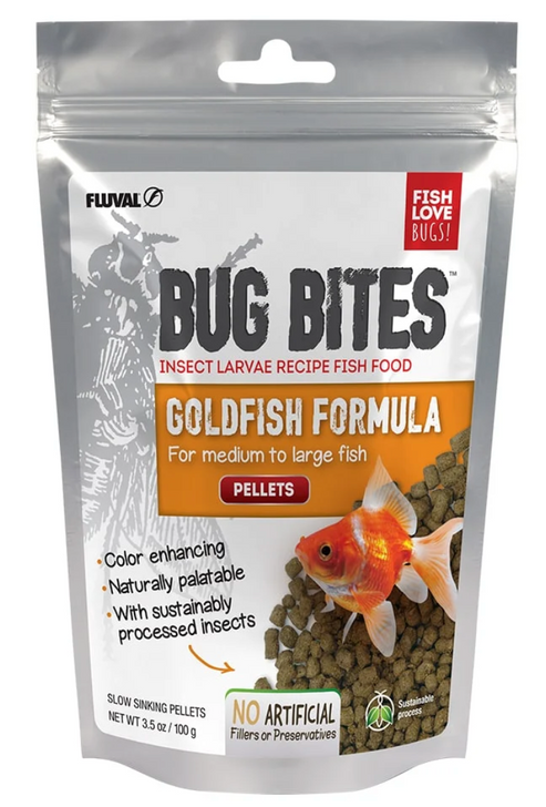 Bug Bites Goldfish Pellets, 3.5 oz / 100 g – Aquamaniaaquariumstore